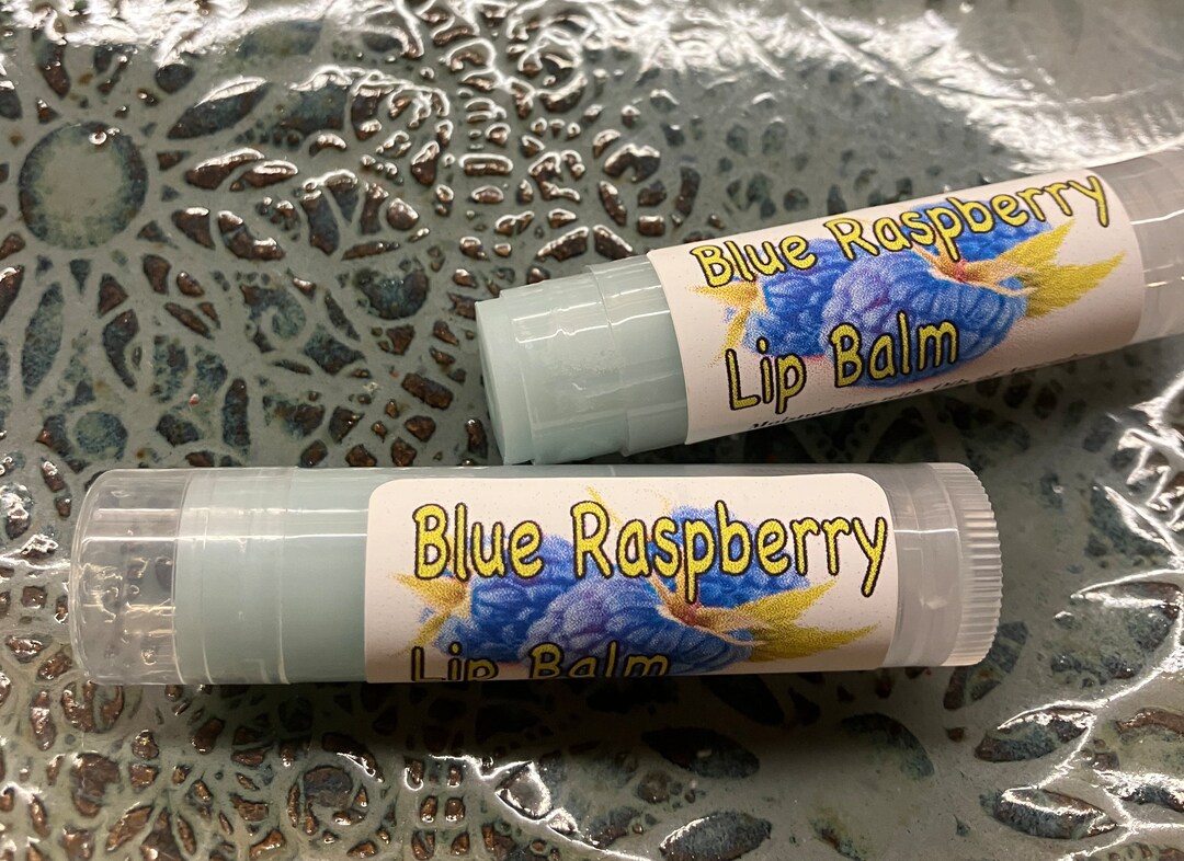 BLUE RASPBERRY Lip Balm - Etsy