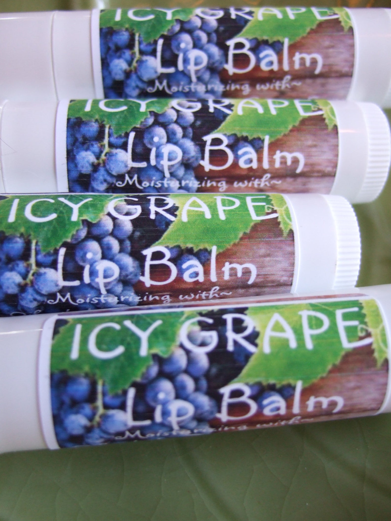 ICY GRAPE LIP Balm ~ Natural Lip Balm - Etsy