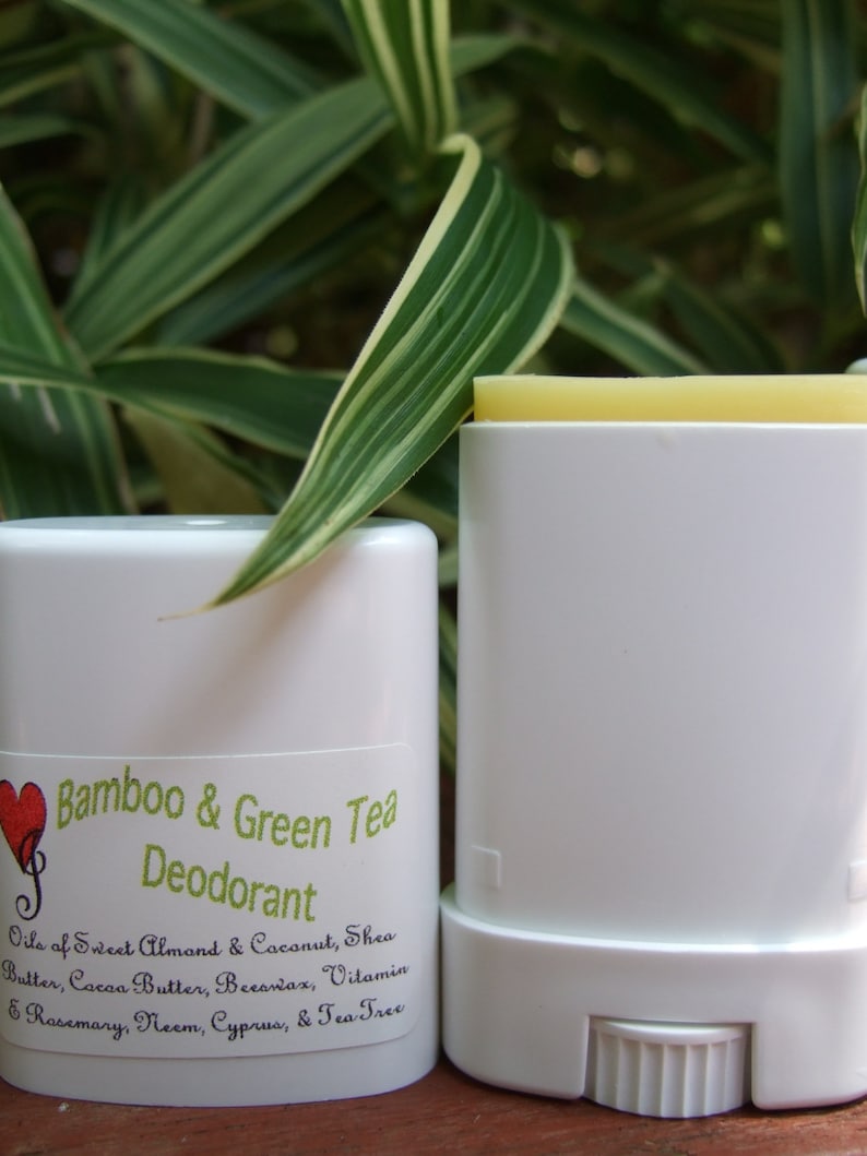 TRAVEL SIZE DEODORANT -- Bamboo Green Tea Scent - Etsy