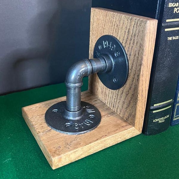 Pipe Bookends - Etsy