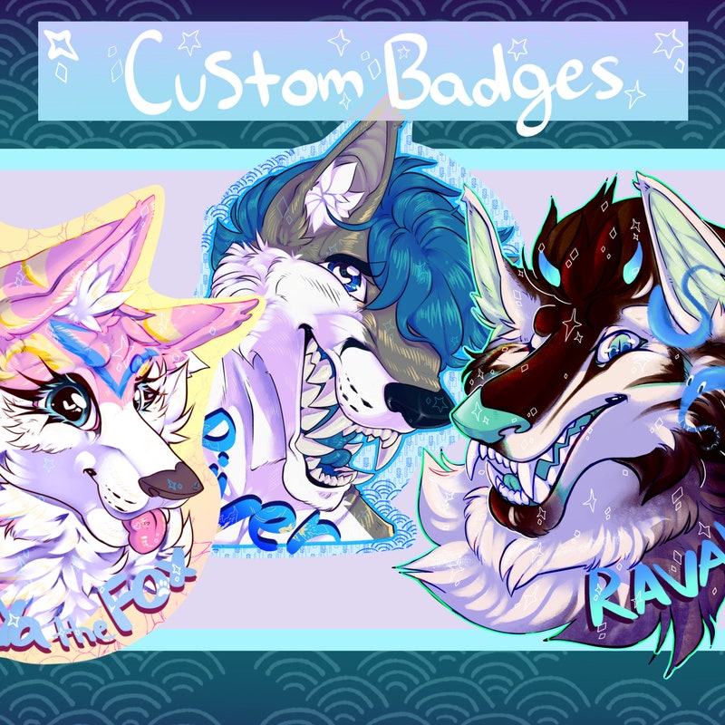 Laminated Fursuit Badge - Etsy