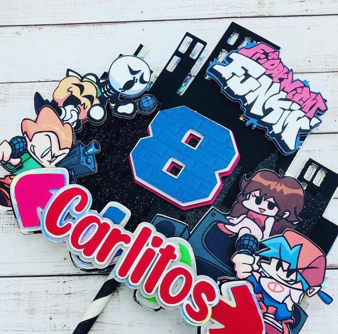 Friday Night Funkin' Inspired Cake Topper. - Etsy