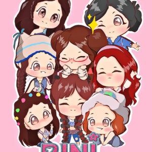 Chibi BINI Limited Edition Digital File GROUP - Etsy