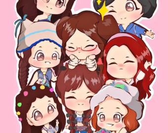 Chibi BINI Limited Edition Digital File aiah - Etsy