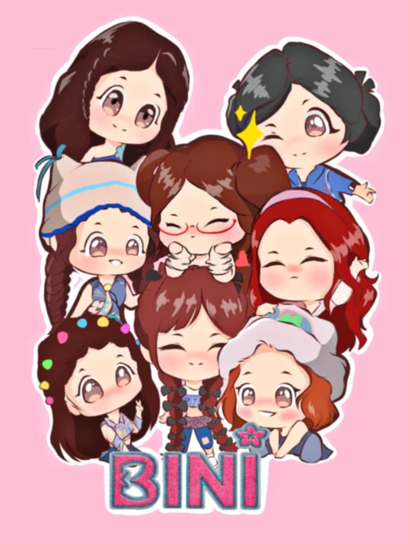 Chibi BINI Limited Edition Digital File GROUP - Etsy