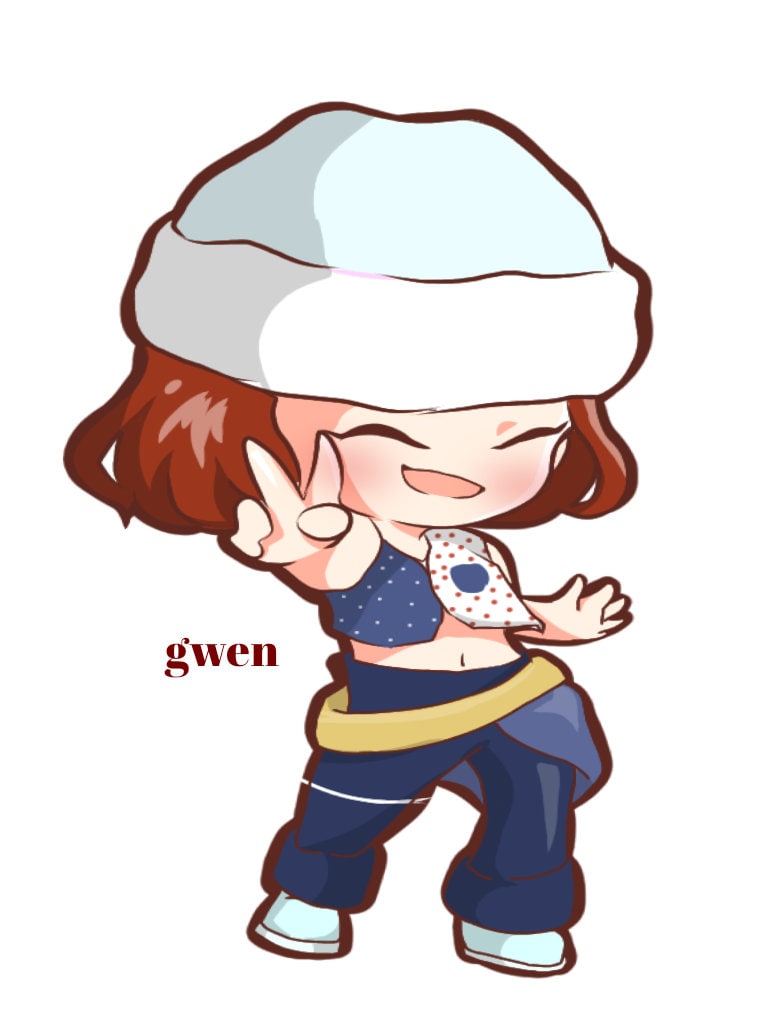 Chibi BINI - Limited Edition Digital File (GWEN) - Etsy