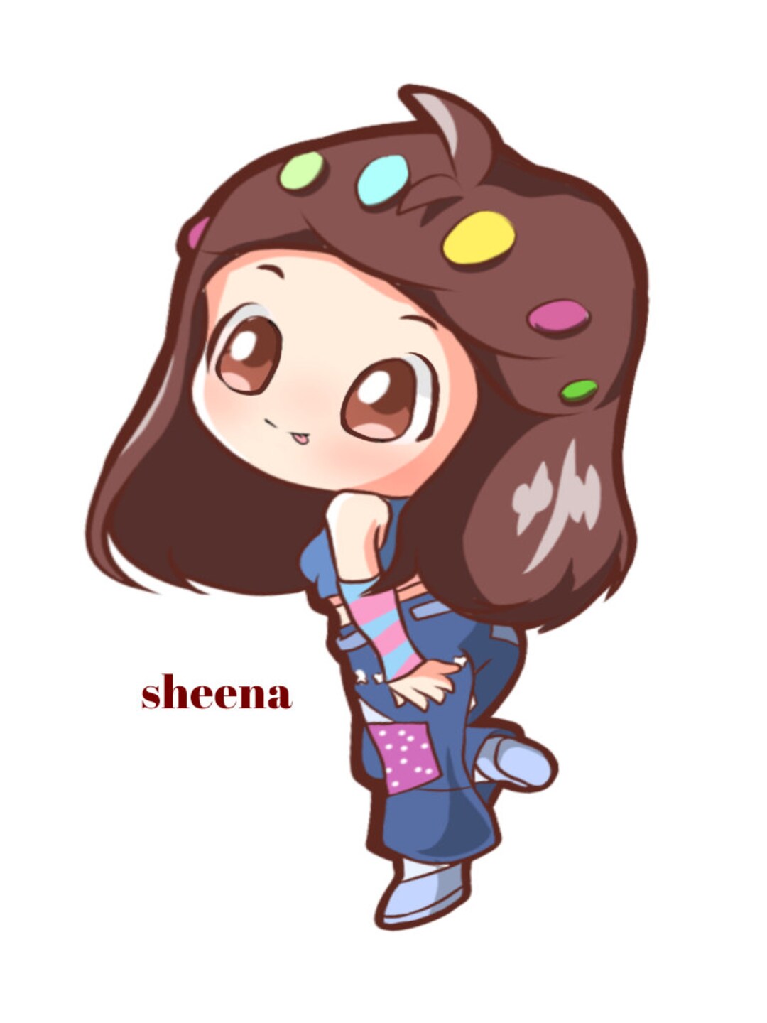 Chibi BINI - Limited Edition Digital File (SHEENA) - Etsy