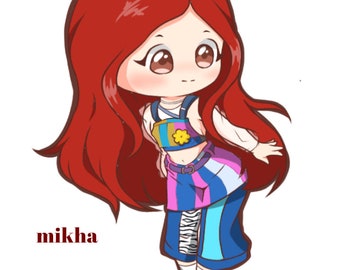 Chibi BINI Limited Edition Digital File aiah - Etsy