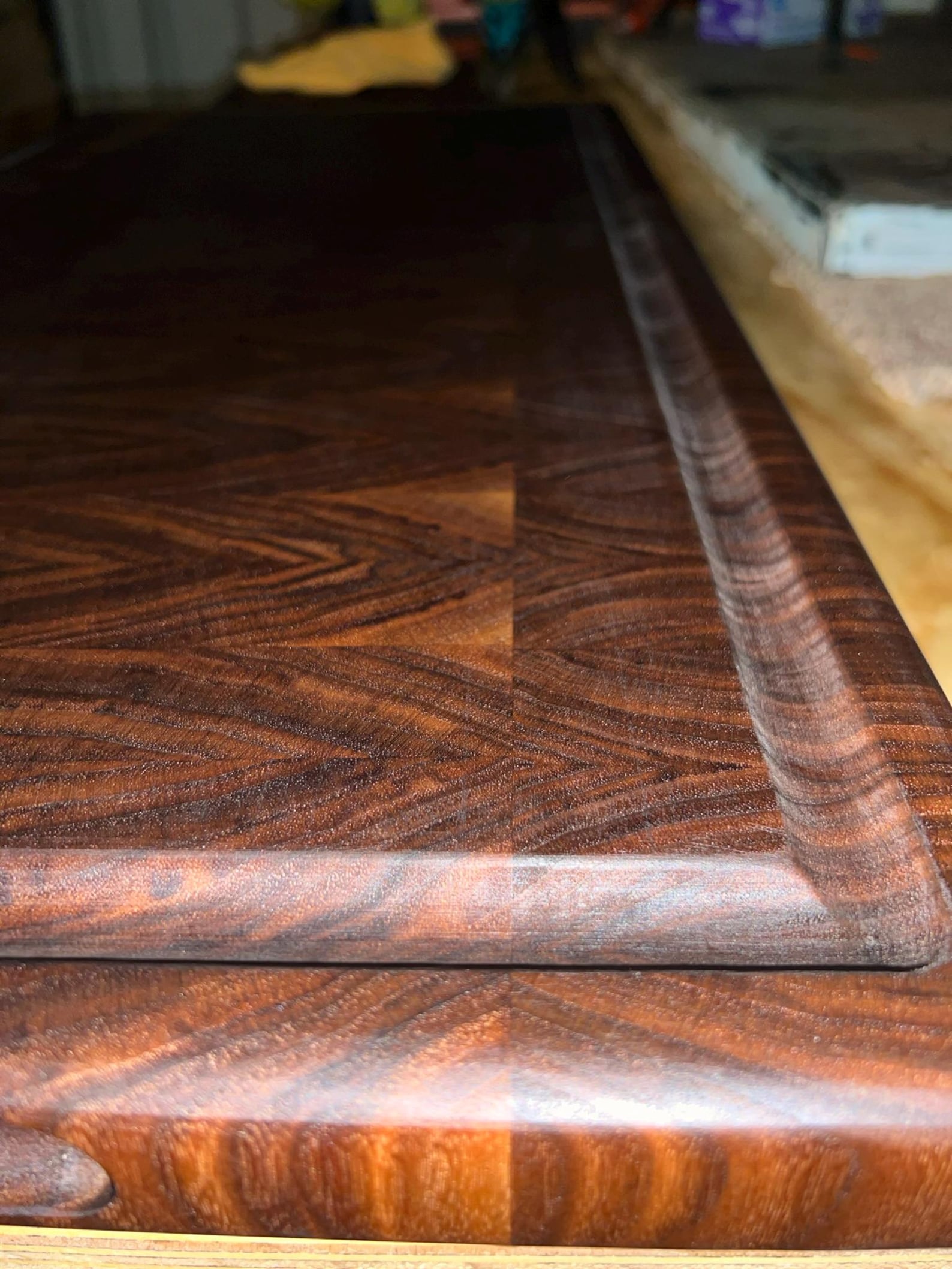 Custom, Solid Walnut, End-grain, Book-matched, Butcher Clock Cutting Board. - Etsy