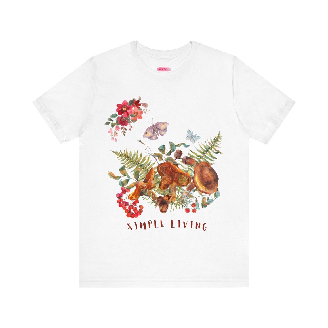 Simple Living T-shirt, Vintage Cottage Core Shirt, Forrestcore Tshirt ...