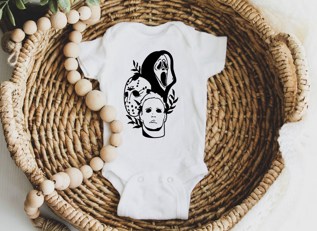 Baby Horror Movie Apparel Horror Movie Character Baby Onesie Spooky ...