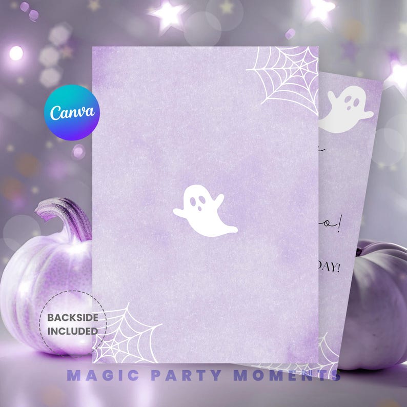 Editable Little Boo is Turning Two Invitation – Two Spooky Halloween ...