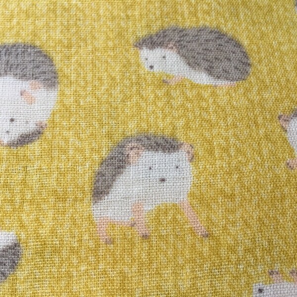 Hedgehog Fabric - Etsy