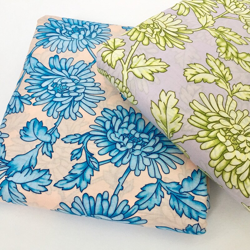 Large Floral Fabric - Etsy