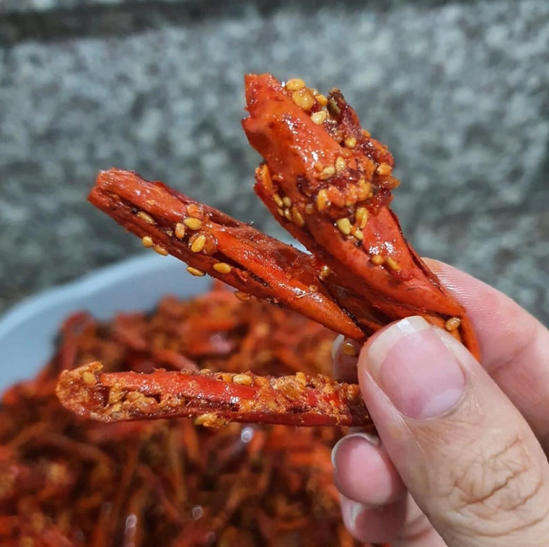 Spicy Sesame Fried Chili Peppers: Crispy Thai Vegan Snack (150g) - Etsy