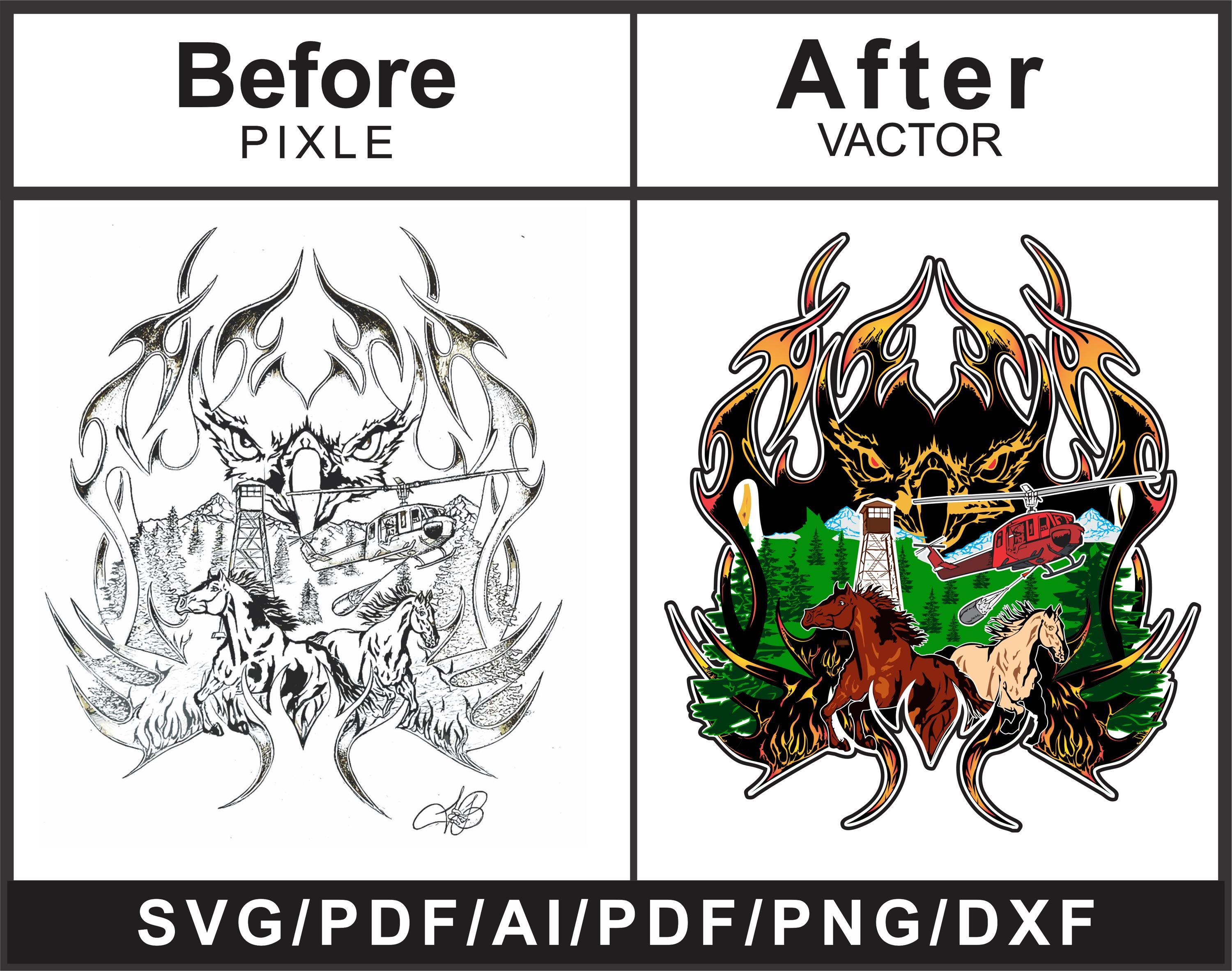 Image to Vector, Vector Art, Photo to SVG, Convert to Vector Graphics ...