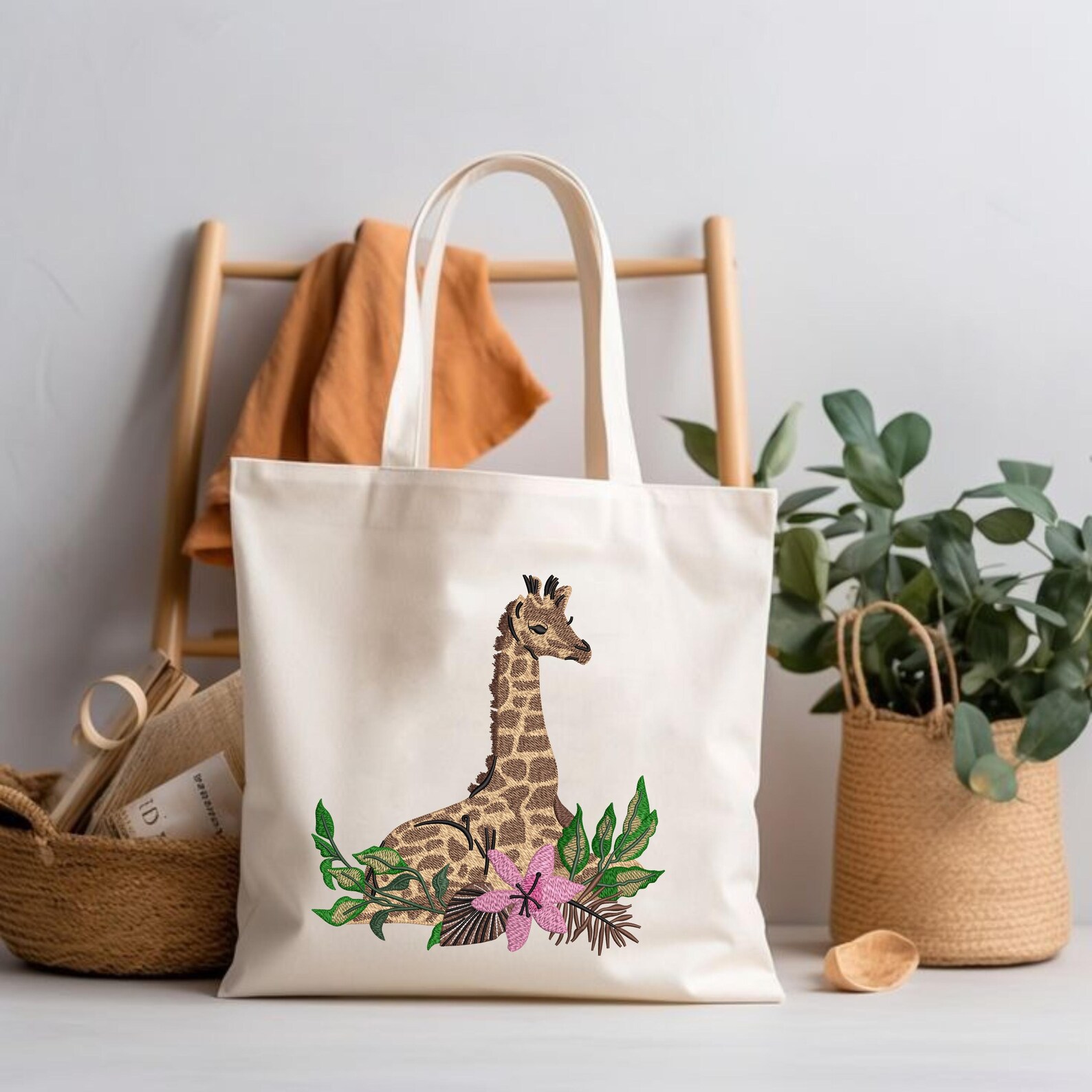 Cute Giraffe Embroidery Designs - Woodland Animals Embroidery Design ...