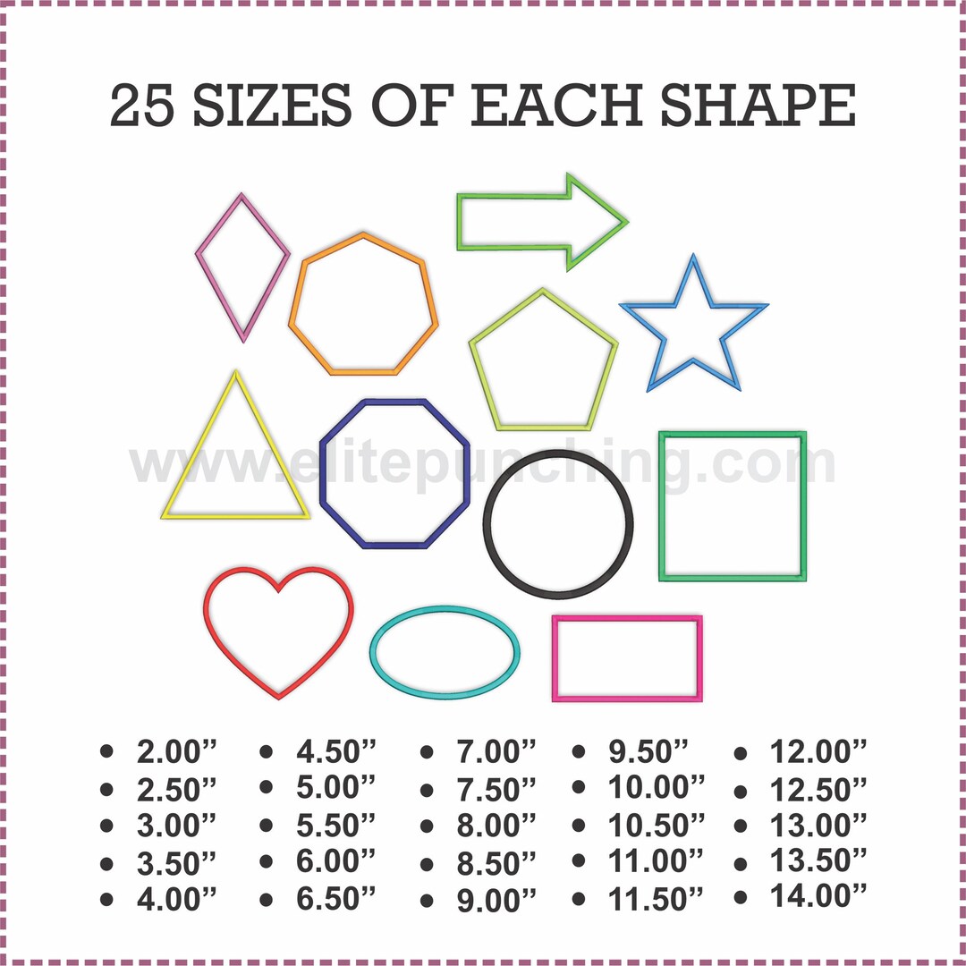 Shapes Shapes for Applique machine Embroidery Design-fun With Shapes ...