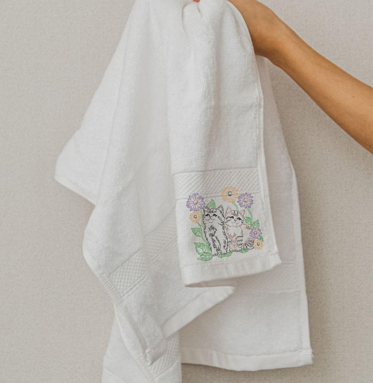Cute Tabby Cat's-machine Embroidery Design - Cute Tabby Cat Embroidery ...