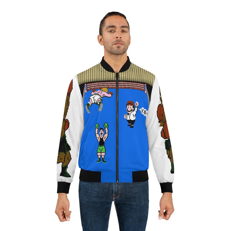 Punch Out Bomber Jacket - Etsy