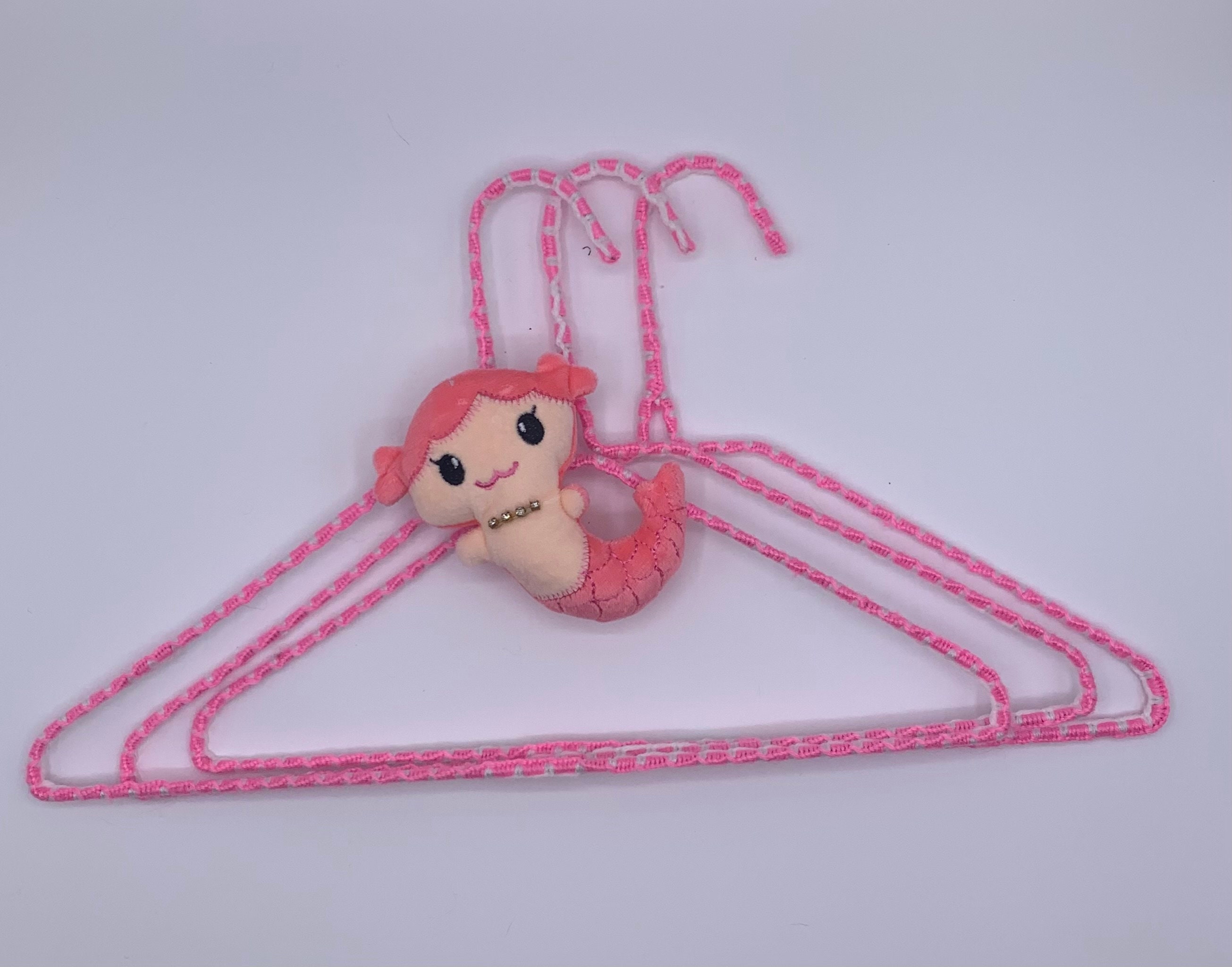 Pink Mermaid Kids Clothes Hangers - Etsy