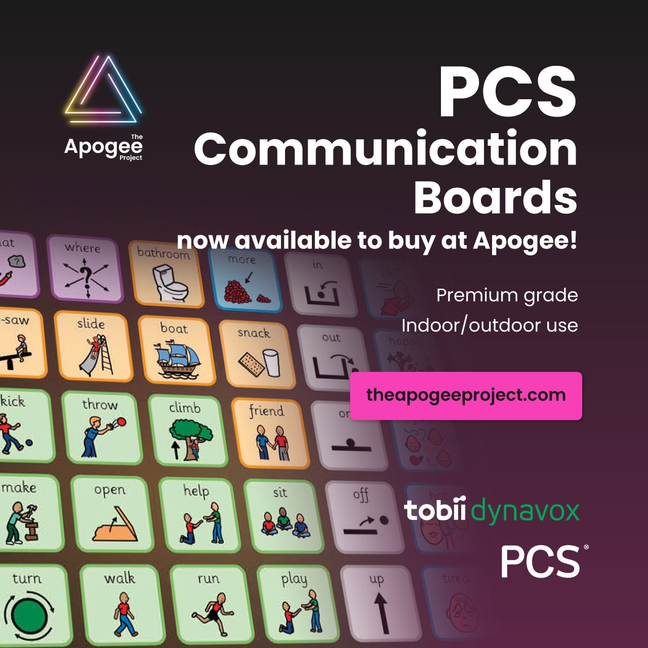 Large Indoor/outdoor Symbol Communication Board Premium Grade - Etsy