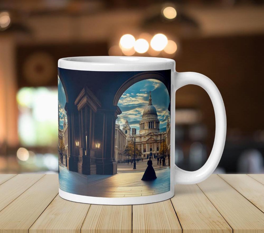 St. Paul’s Cathedral Mug – Classical Cityscape Ceramic Mug, Elegant ...