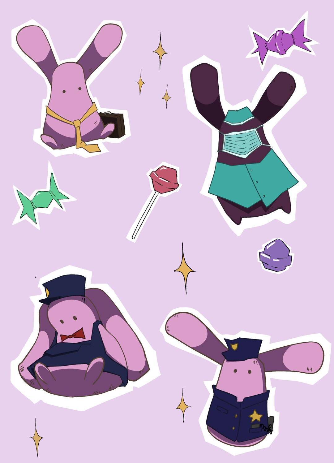 Mokke Sticker Sheet - Etsy