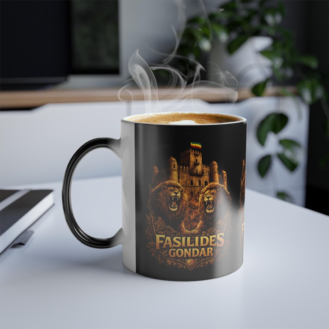 Fasilides Castle & Lions of Ethiopia Color Morphing Mug - 11oz - Etsy