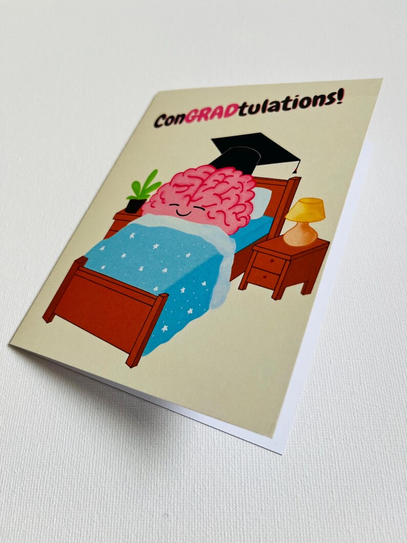 Funny Graduation Card: Congradtulations Pun, College Grad Gift - Etsy