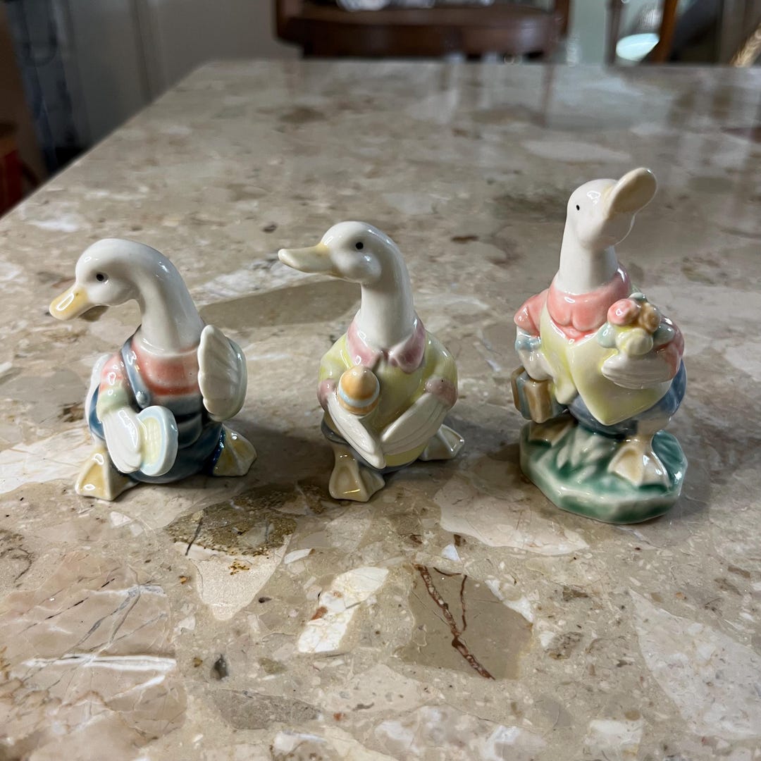 Vintage Jemima Puddle Duck Figurines From Beatrix Potter's Petter ...