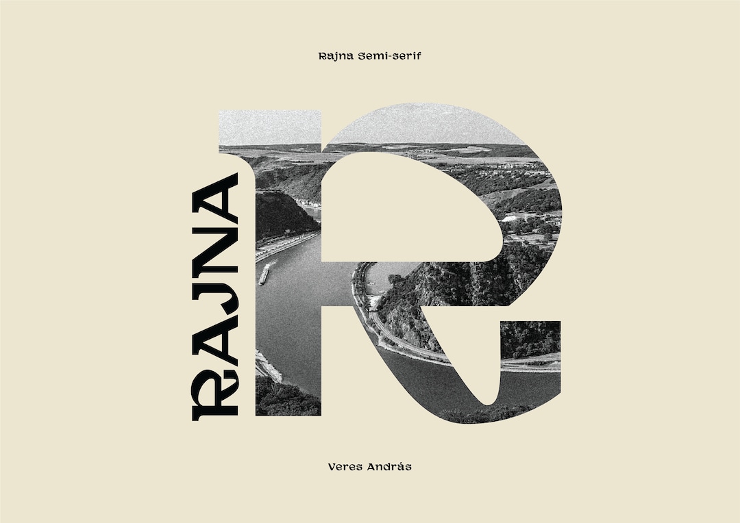 Semi Serif Display Font Rajna - Etsy
