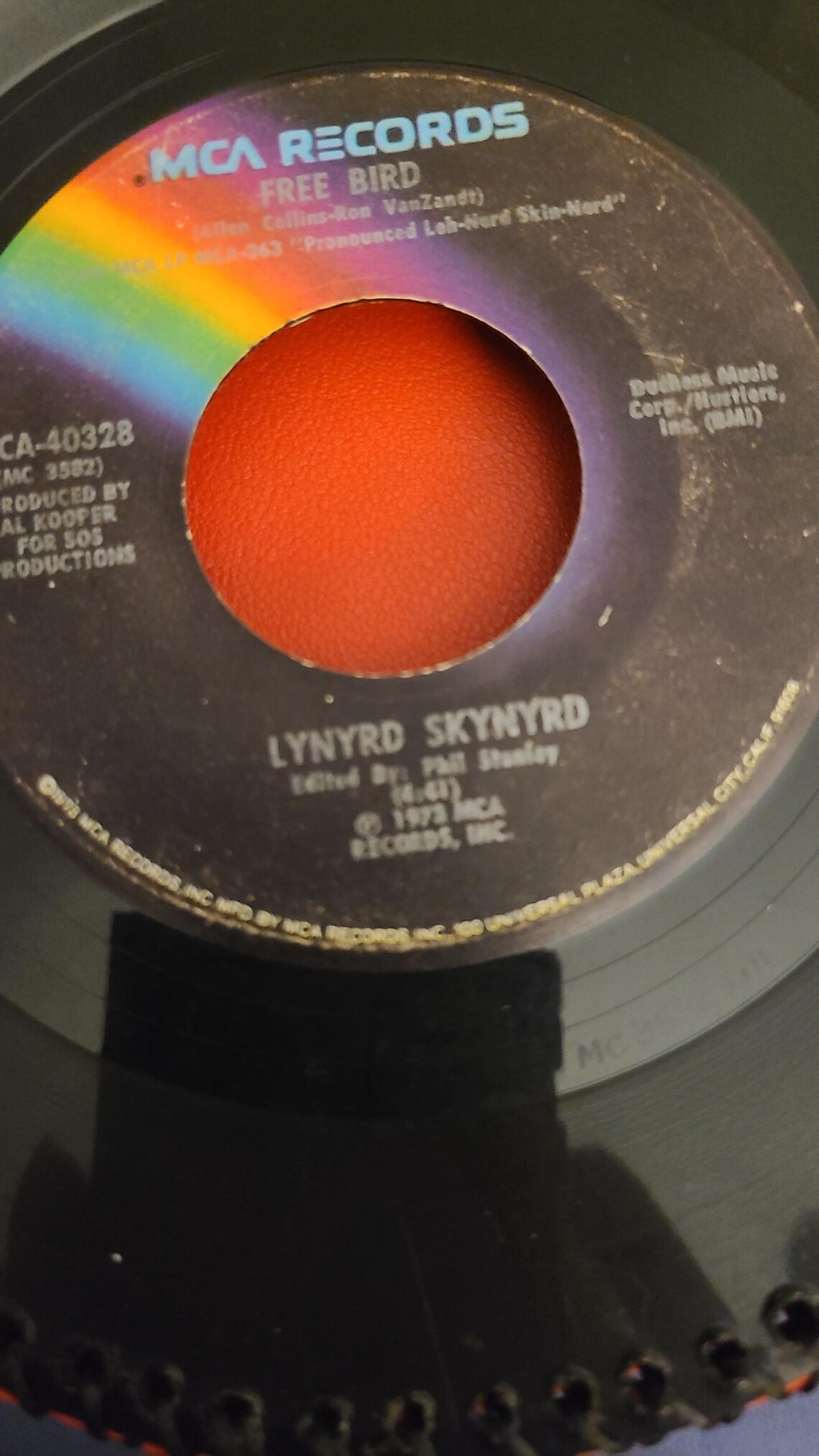 Lynyrd Skynyrd "free Bird" Vintage Vinyl 45 Record Purse in Red and ...
