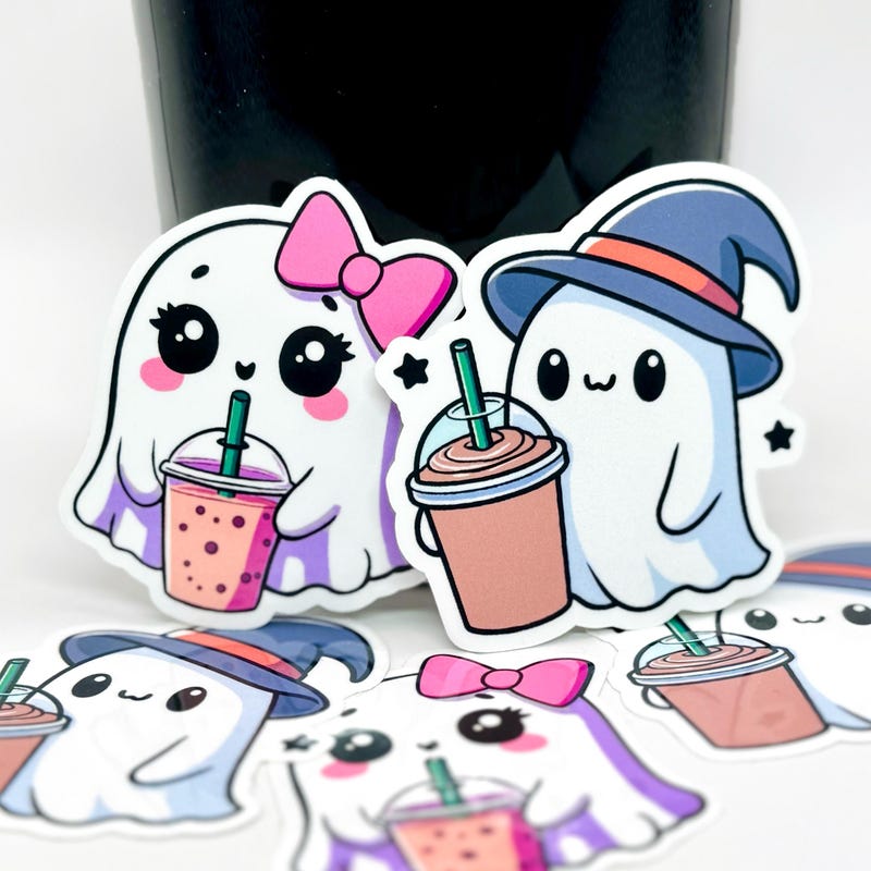 Ghost Drink Coffee Clipart - Etsy
