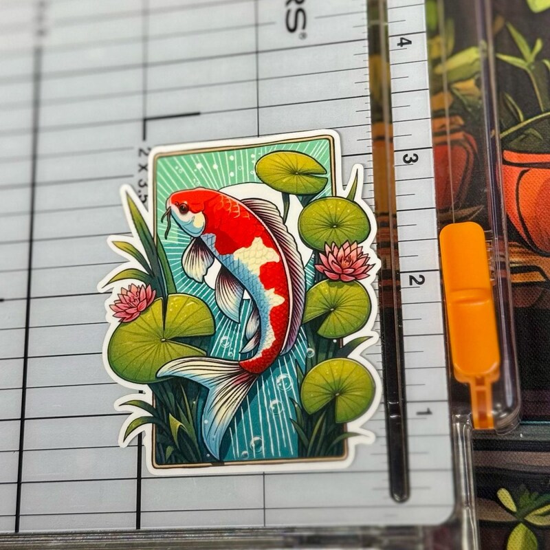 Koi Stickers - Etsy