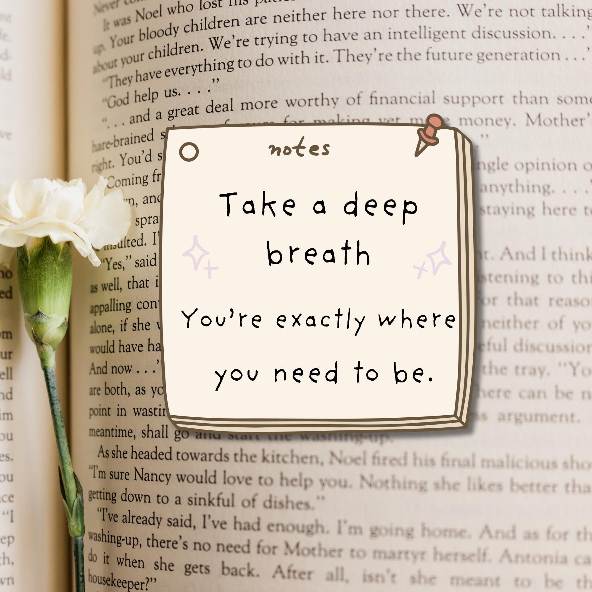 Mental Health Sticky Note Stickers, Reminder Stickers, Positive ...