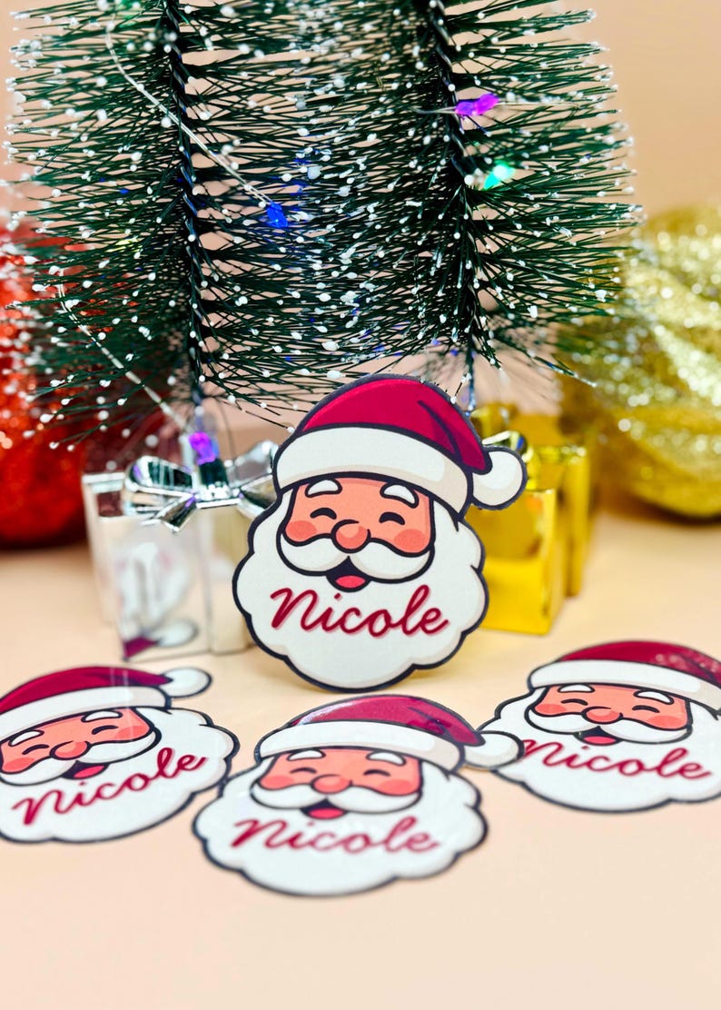 Christmas Present Gift Tags, Personalized Gifts for Family and Friends ...