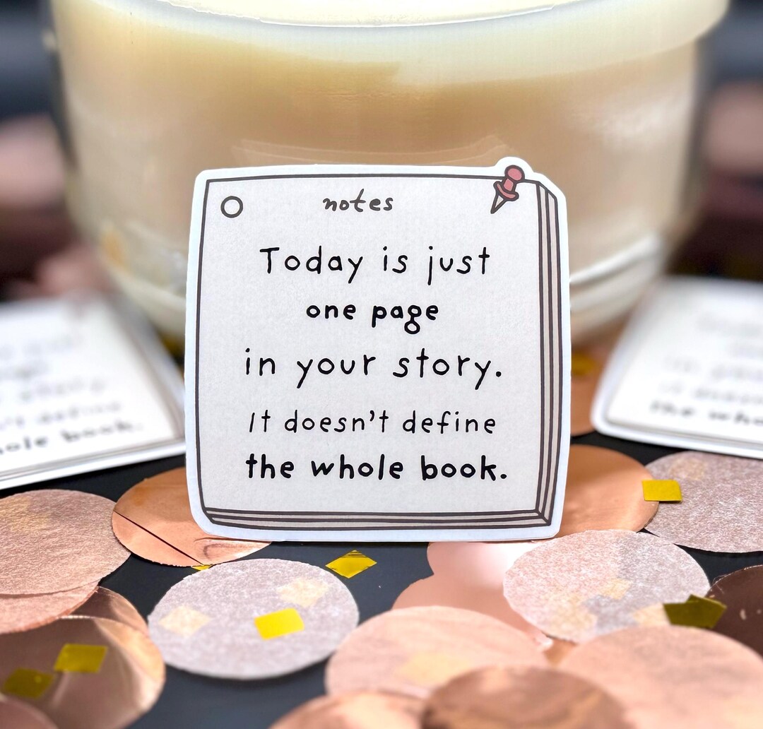 Affirmations Sticky Note Sticker, Positive Quote for Planner - Etsy