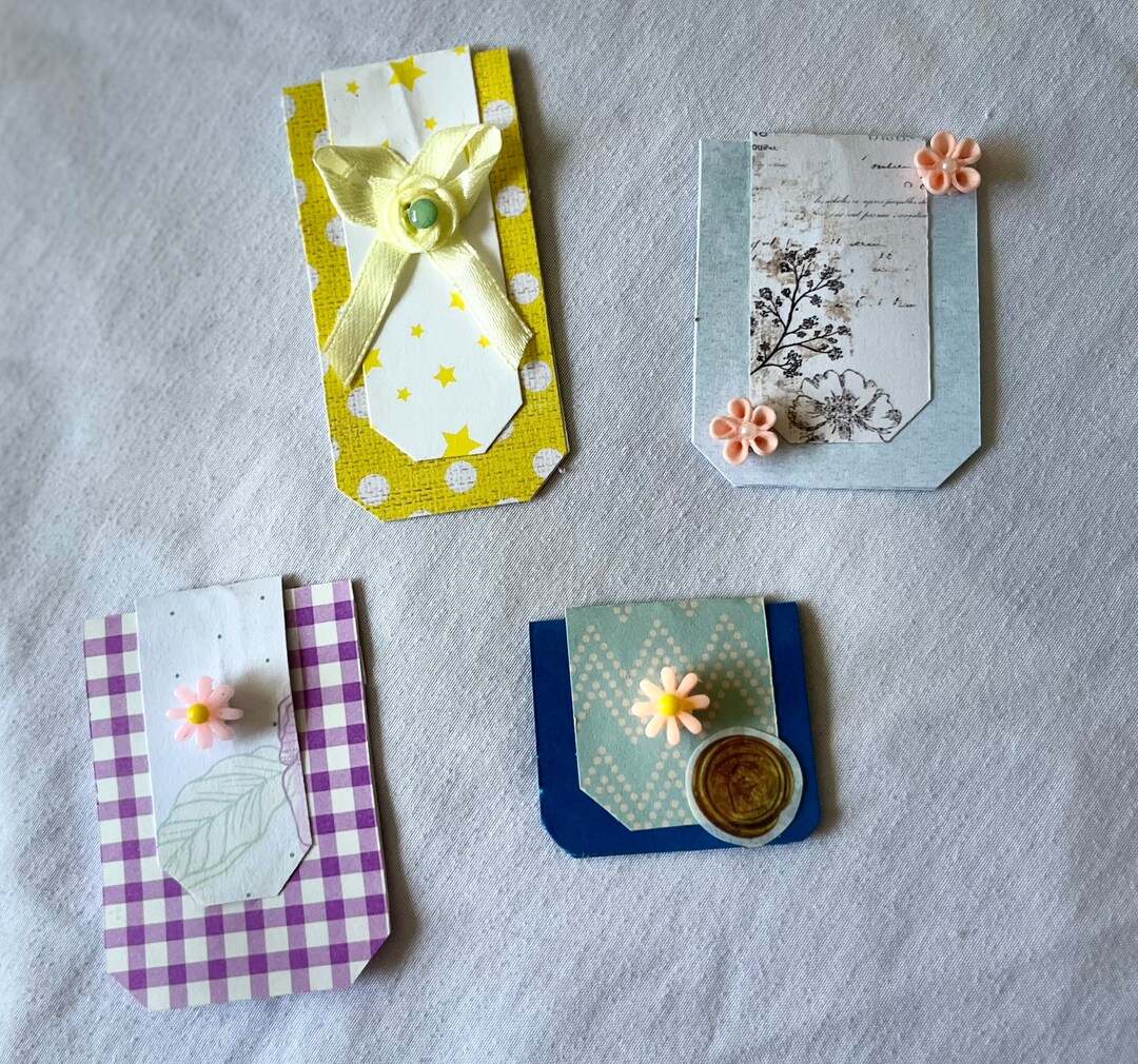 20 Cardstock Hidden Paper Clips - Etsy