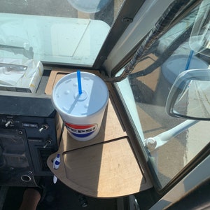 Wood LLV Tray: Post Office Mail Carrier Cup Holder & Organizer ...