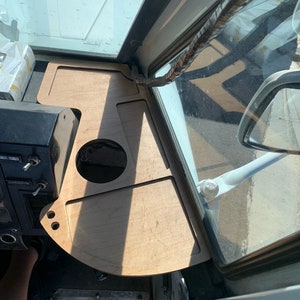 Wood LLV Tray: Post Office Mail Carrier Cup Holder & Organizer ...