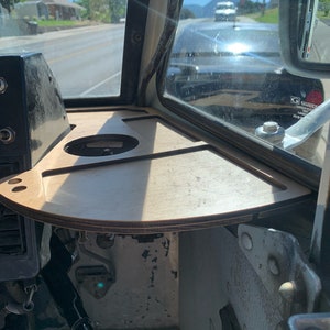 Wood LLV Tray: Post Office Mail Carrier Cup Holder & Organizer ...