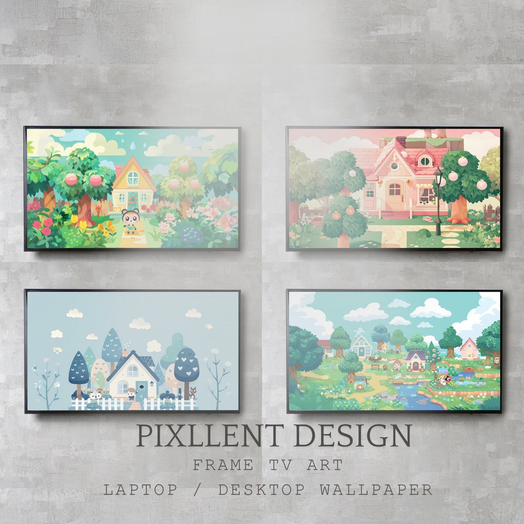Animal Crossing Inspiration Digital Download Bundle | Frame TV Art ...