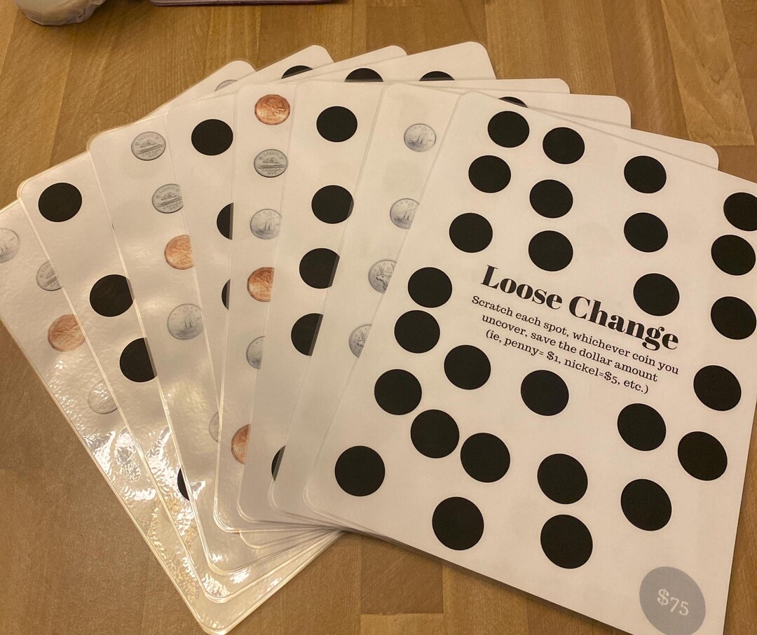 Loose Change Scratch and Save - Etsy