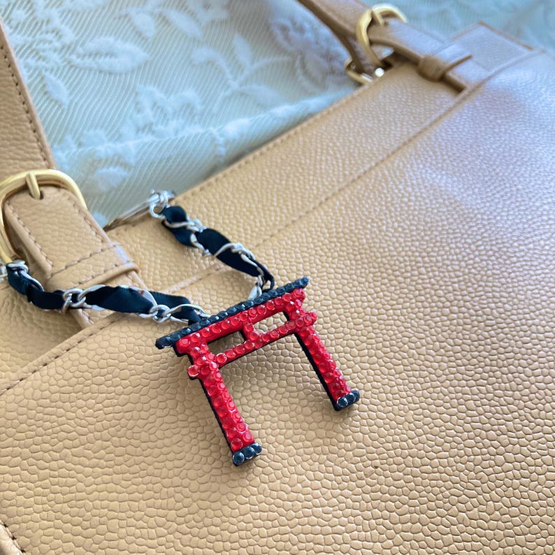 Japanese Torii Gate Brooch & Bag Charm - Etsy