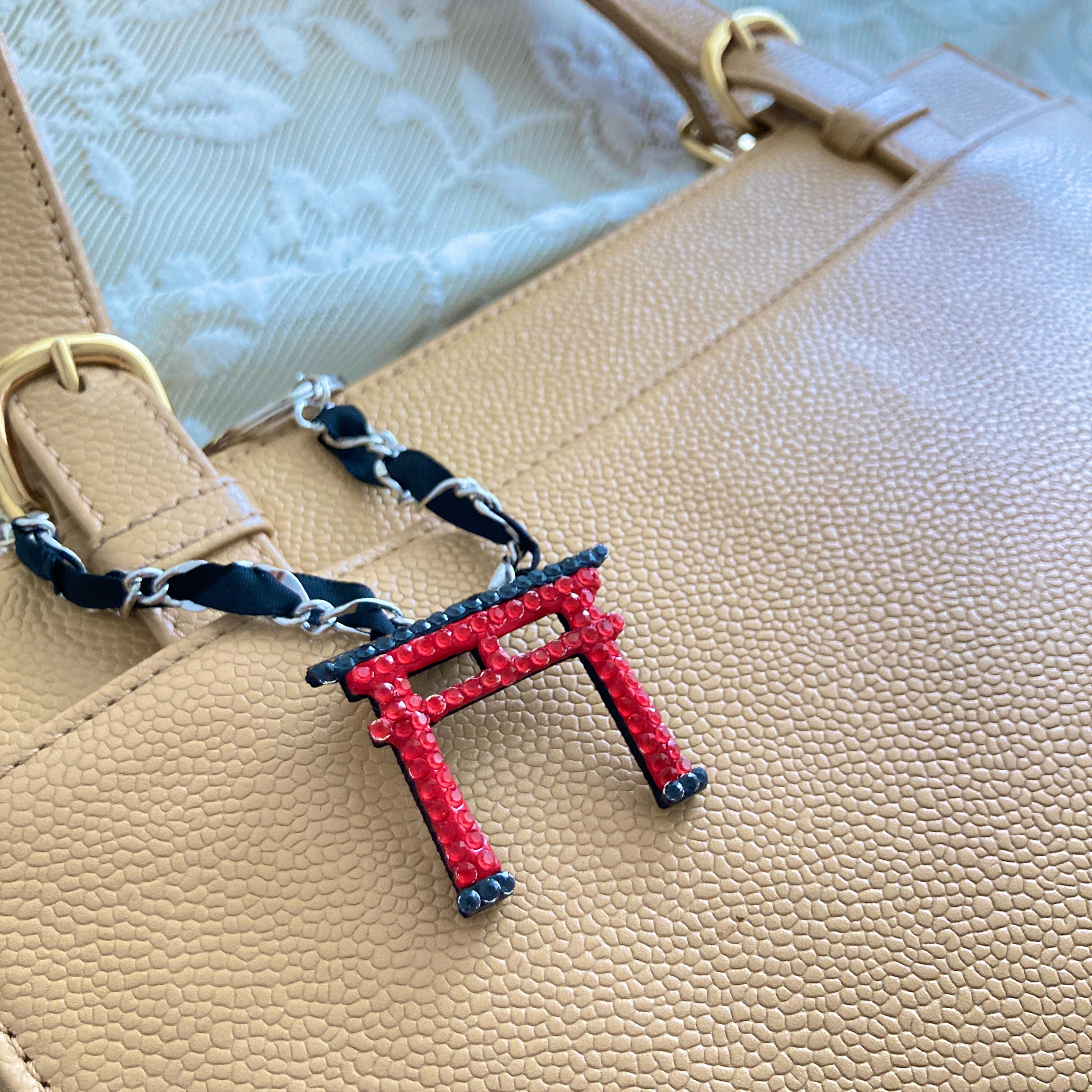Japanese Torii Gate Brooch & Bag Charm - Etsy