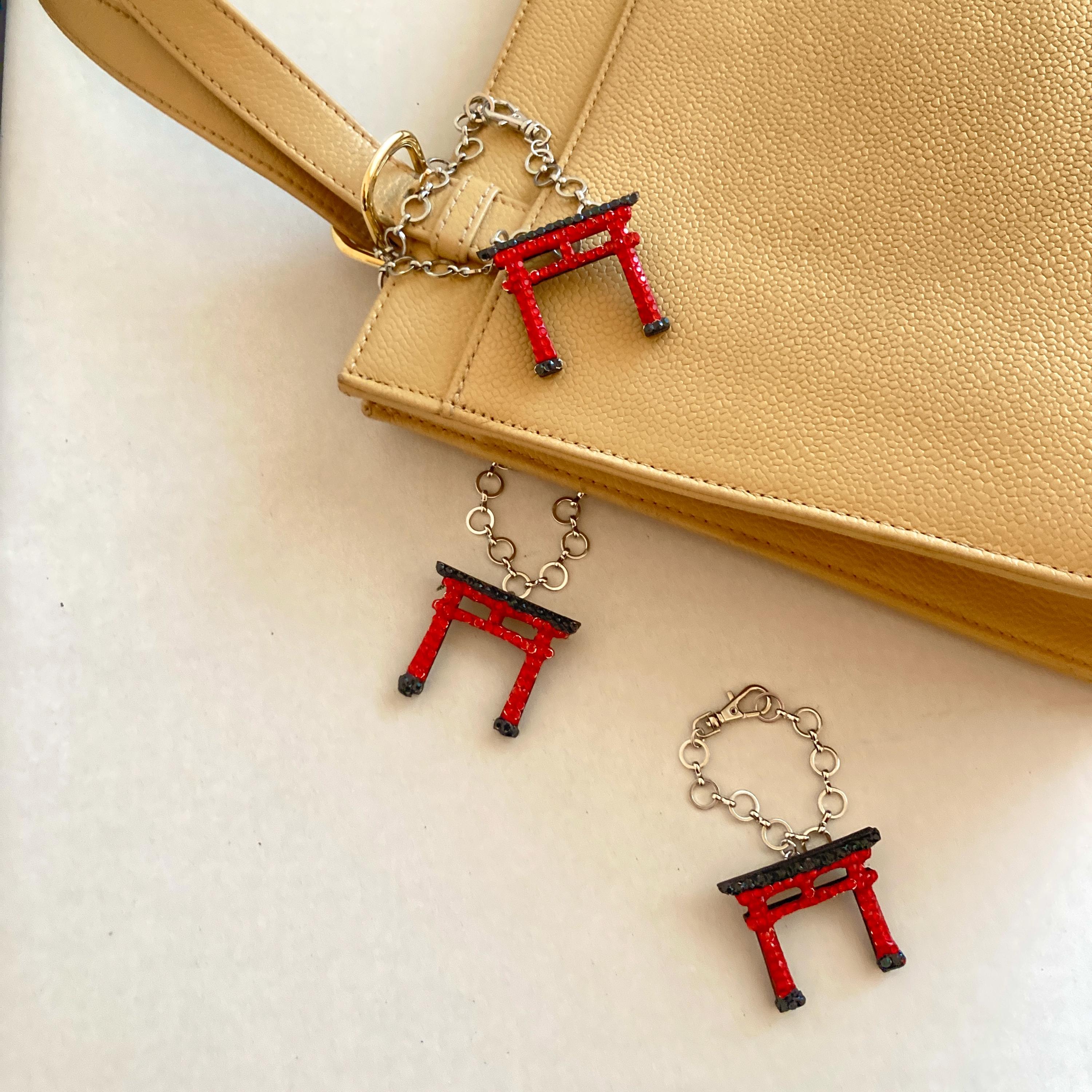 Japanese Torii Gate Brooch & Bag Charm - Etsy