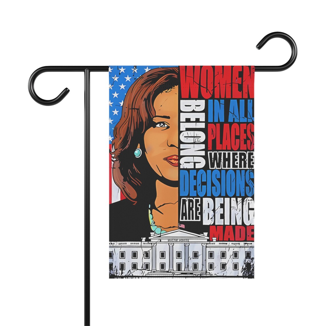 Kamala Harris Women Belong Garden Walkway House Banner, Kamala Flag ...
