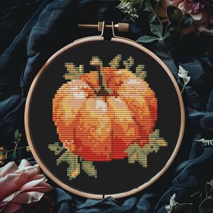 Fall Pumpkin Cross Stitch Pattern PDF – Cs10 - Etsy