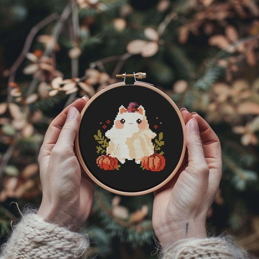Cat Ghost Cross Stitch Pattern PDF - Cs13 - Etsy